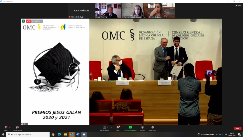 diego villagran premio jesus galan 2021 - https://medicinagaditana.es
