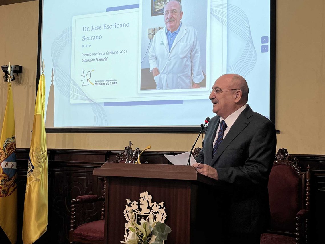 Dr. José Escribano, Premio Medicina Gaditana de Atención Primaria: “He ...