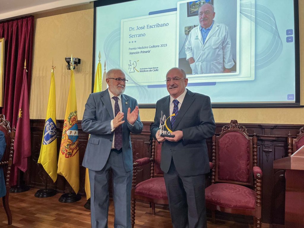 Premios MG 2023 José Escribano bc - https://medicinagaditana.es