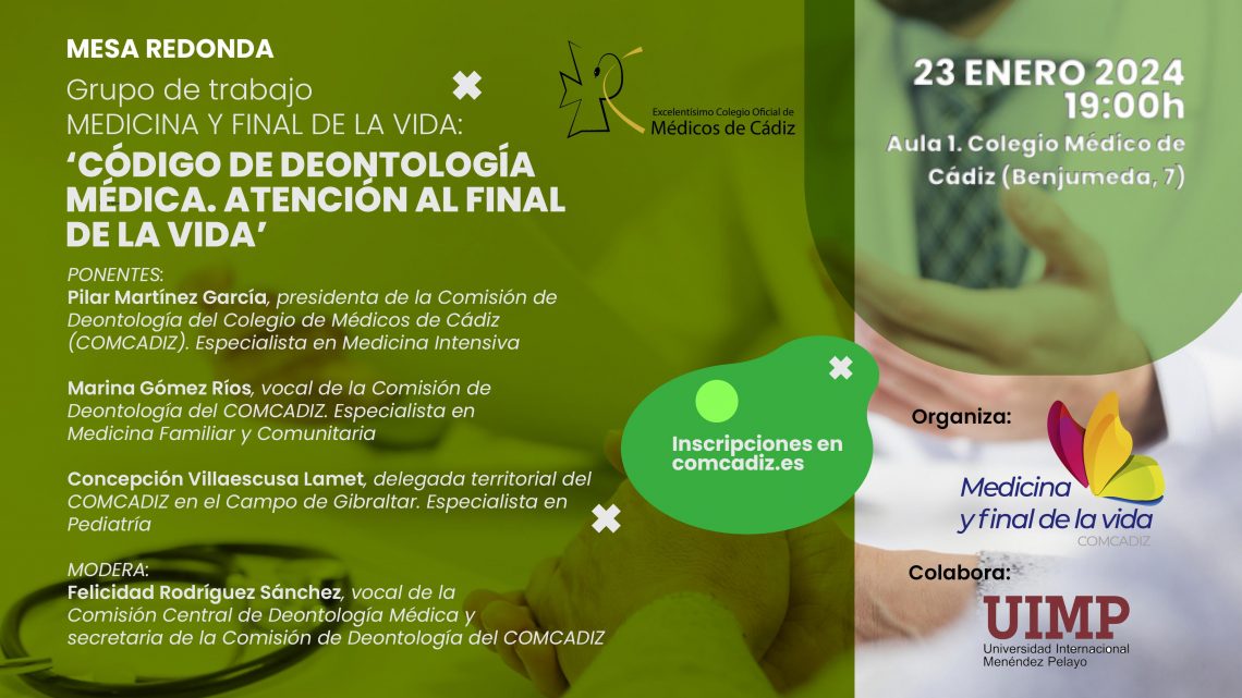 2024_01_23_CÓDIGO DE DEONTOLOGÍA MÉDICA. ATENCIÓN AL FINAL DE LA VIDA CADIZ - https ...